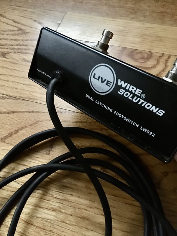 Live Wire Dual Latching LWS22 FootSwitch Electric Guitar | Reverb