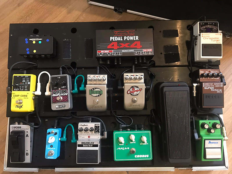 Fully Loaded Pedalboard W/Pedals - Boss, EHX, Digitech, | Reverb