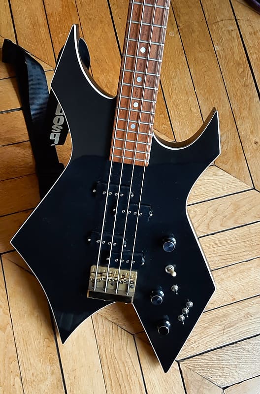 BC Rich USA Warlock bass 1982 - NAMM | Reverb