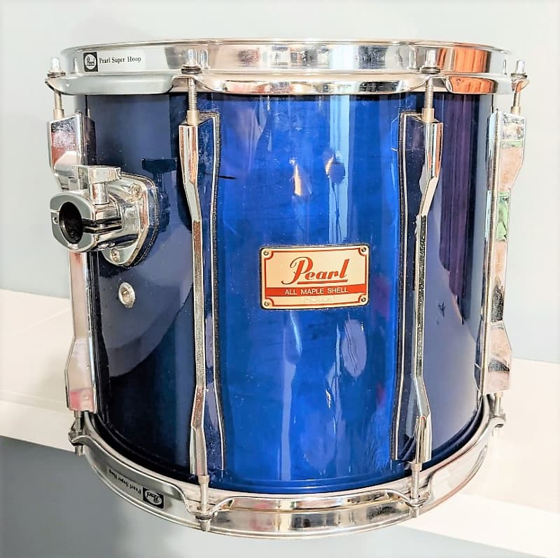 Pearl MLX Prestige Custom 14x12 Rack Tom in Sheer Blue | Reverb
