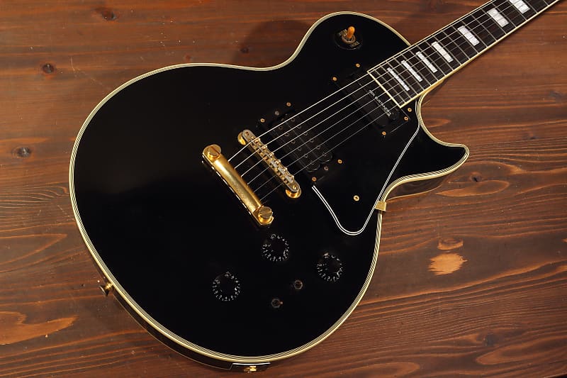 90s Burny RLC-105S Les Paul Custom w/ Sustainer | Reverb