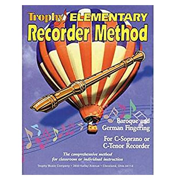 Trophy Book - Elementary Recorder Method | Reverb