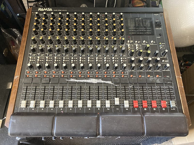 Ramsa Panasonic WR-8112 Vintage Audio Mixer 1980s? - Black | Reverb