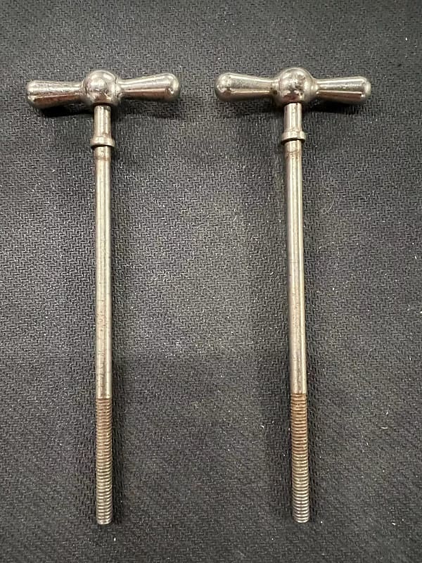 Ludwig 4-7/8" Nickel T Rods 2pk Vintage 1930's | Reverb UK