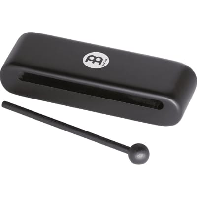 Meinl Percussion Small Wood Block, Matte Black, 2-YEAR | Reverb