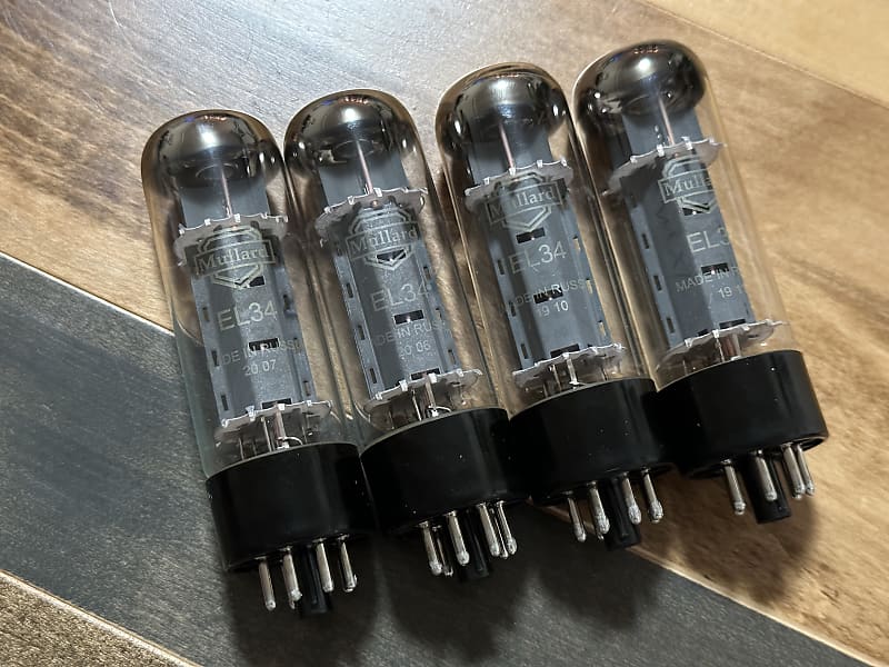 Mullard El34 matched quad | Reverb