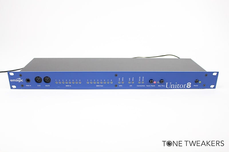 Emagic Unitor 8 rev3 MIDI Interface apple logic ableton mac | Reverb