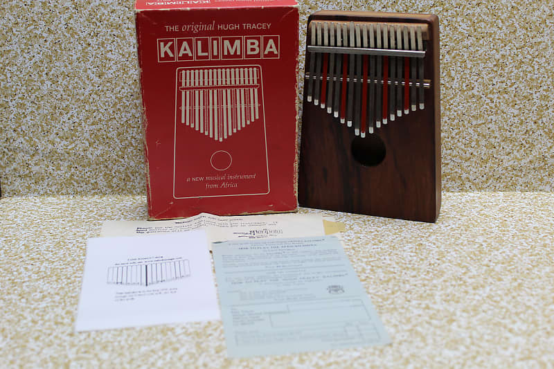 VINTAGE Hugh Tracy Kalimba Treble 17 Tones C AMAZING SHAPE | Reverb