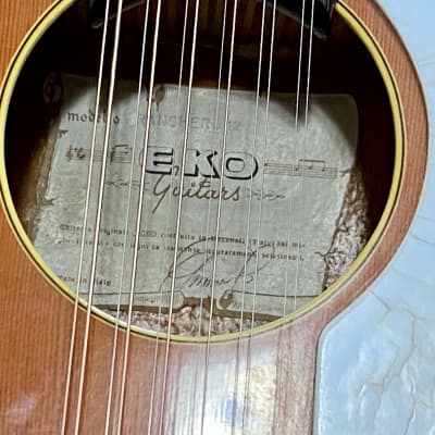 Eko Ranchero 12-string 1960s Sunburst | Reverb