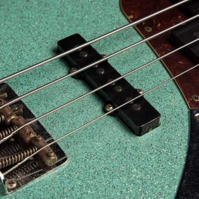 Fender Custom Shop 1964 Jazz Bass Heavy Relic P/J - Seafoam | Reverb