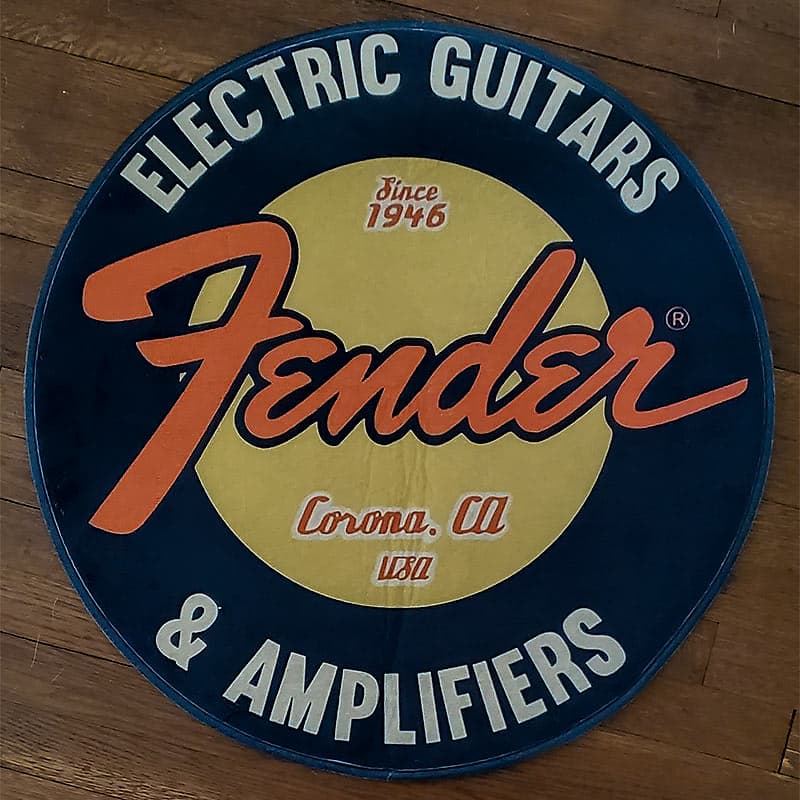 Fender Decorative Round Rug 24" / 60cm | Reverb