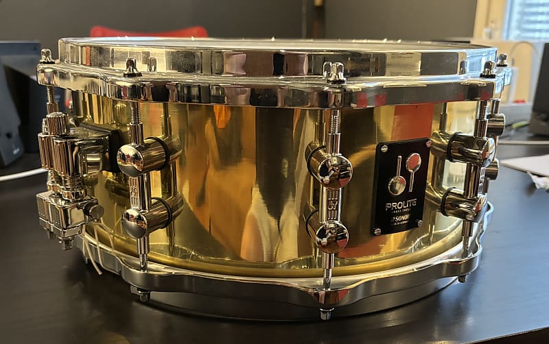 Sonor ProLite 14"x6" PL 1406 SDBD 2022 - Brass | Reverb