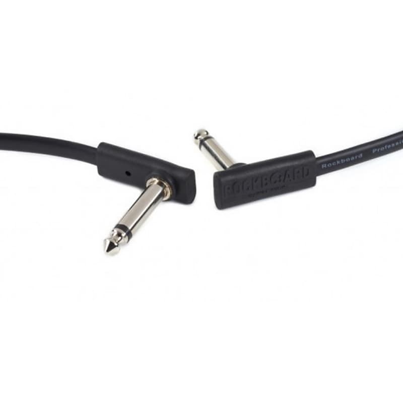 RockBoard Flat Patch Cable Black 5cm (1.97") | Reverb