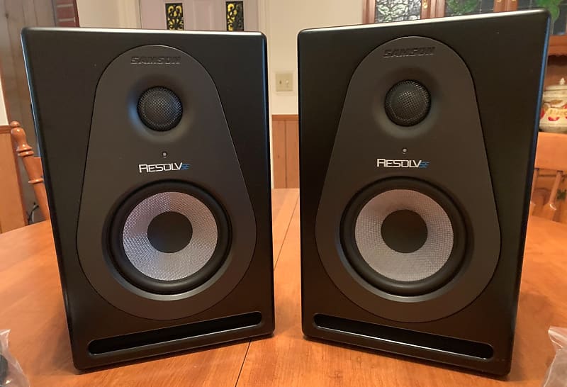Samson Resolv SE5 2-Way Active Studio Monitors (Pair) Black | Reverb