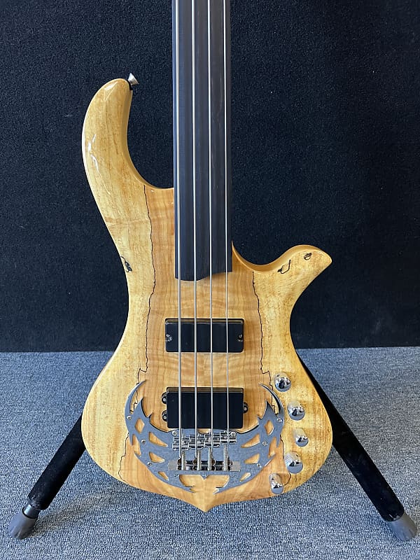 Traben Array Limited 4- string Active Fretless Bass Spalted | Reverb