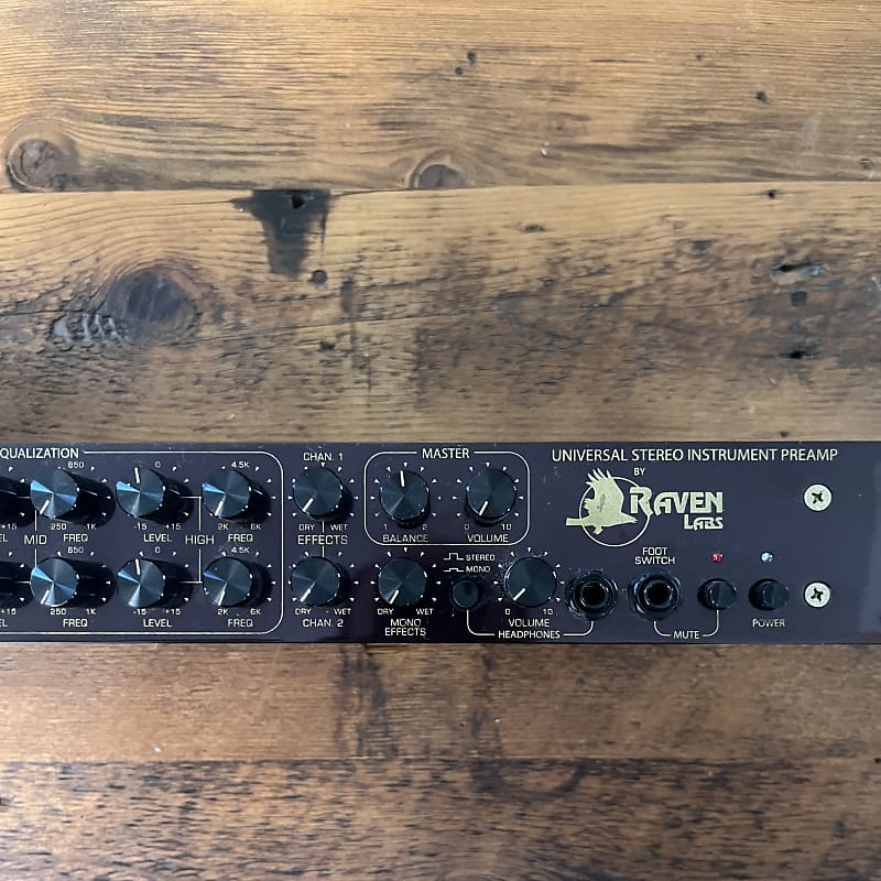 Raven Labs Universal Stereo Instrument Preamp - Black | Reverb