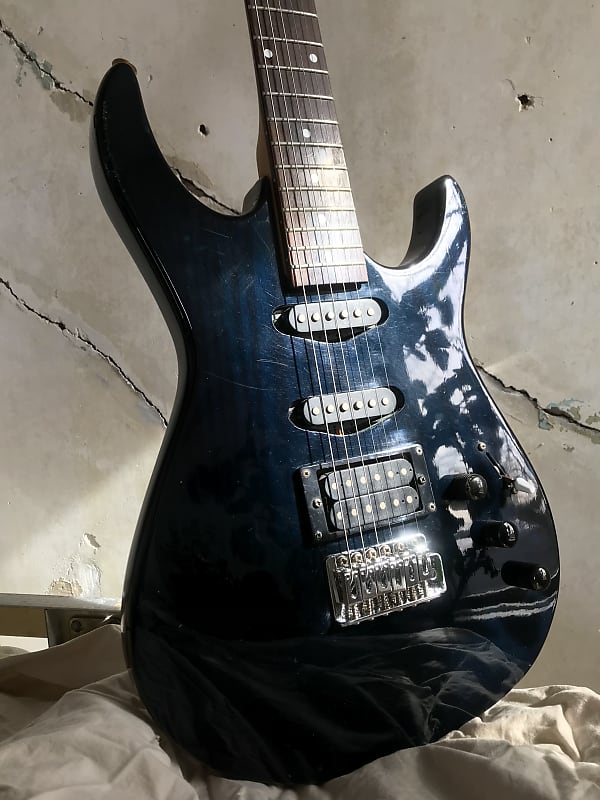 Samick LK-35 DOS/TBL mid 90's -Dark Blue | Reverb