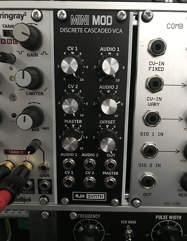 AJH Minimod Discrete Cascaded VCA Moog Minimoog Eurorack | Reverb UK
