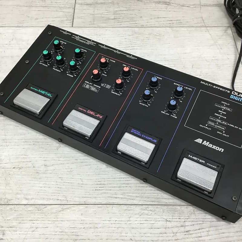 Maxon DUE 300 Multi Effects Pedal - Chorus, Delay, & Metal | Reverb