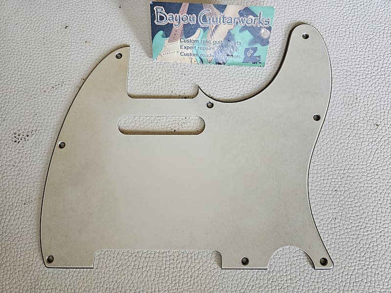 Fender Telecaster Mint Green 3ply Pickguard Aged Relic | Reverb