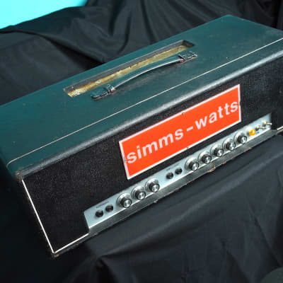 early 1970's Simms Watts AP100 Mk1 100 watt Head | Reverb
