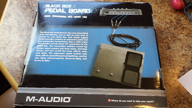M-Audio Black Box Pedal Board Foot Controller only - new in | Reverb