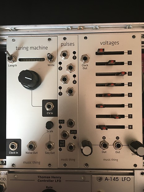 Music Thing Modular Turing Machine mk1 with Pulses and | Reverb