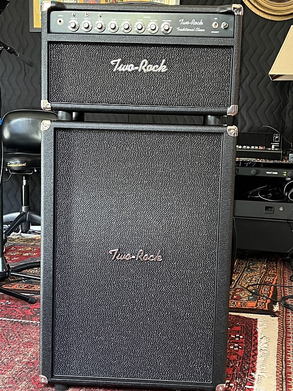 Two Rock Traditional Clean 100/50 Head and 2x12 Cab - Black | Reverb