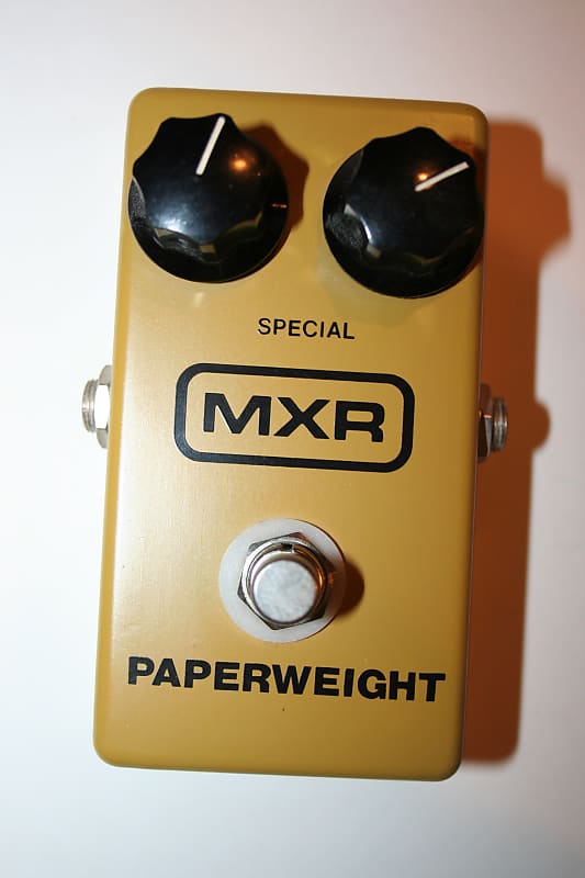 Vintage Rare MXR Paperweight 70s Mustard Yellow Analog Man | Reverb