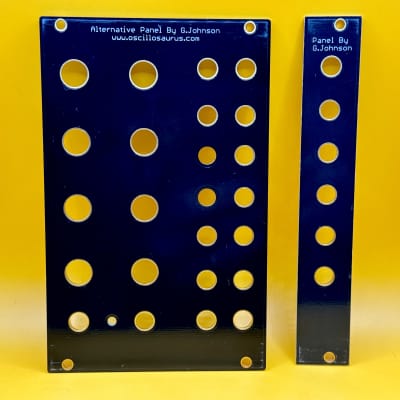 Mutable Instruments Black Oscillosaurus Shelves Panel with | Reverb