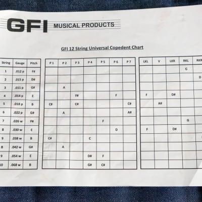 GFI Musical Instruments S-12 P K U Ultra Pedal Steel Guitar, | Reverb