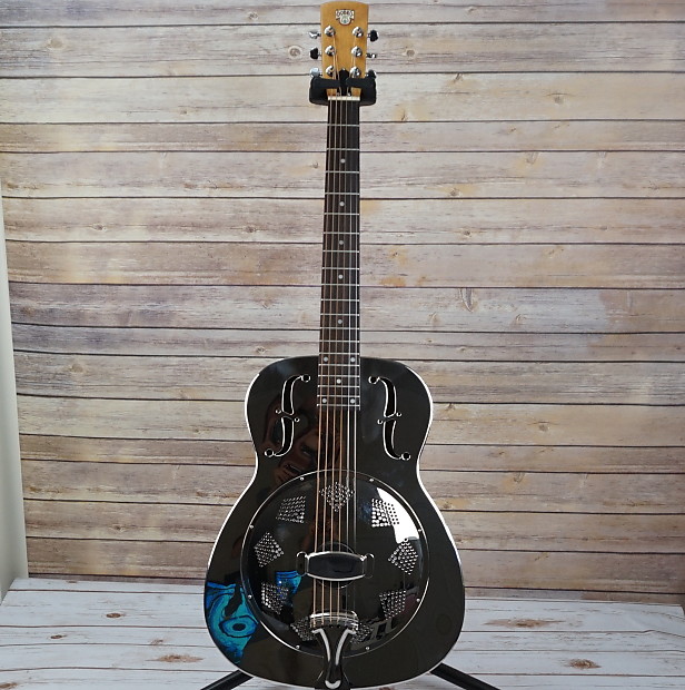 Dobro Hound Dog M-14 Metalbody 2016 Metal Nickel | Reverb UK