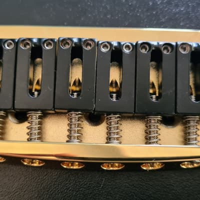 Gotoh 510FX-6 Hardtail Bridge Solid Brass w/ Steel Saddles | Reverb UK