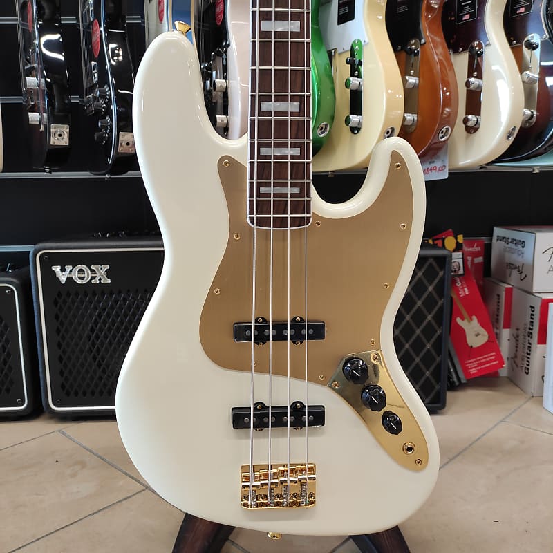 Squier 40th Anniversary Jazz Bass Gold Edition | Reverb Deutschland