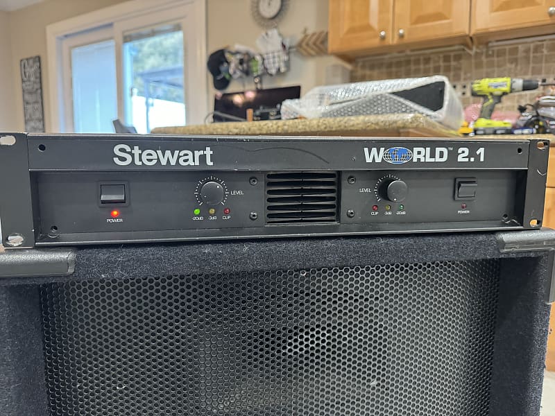 Stewart Audio World 2.1 Dual Mono Power PA DJ 2U Amplifier | Reverb