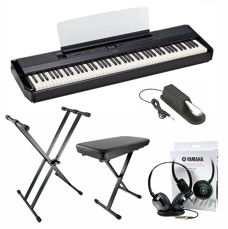 Yamaha P525 Digital Piano Upgraded Package; Black | Reverb UK