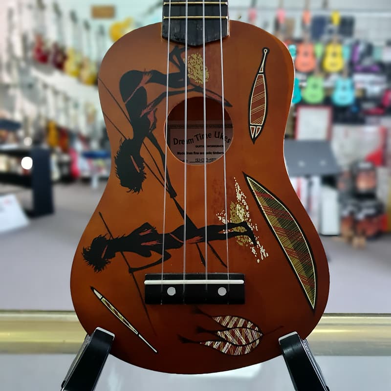 Sanchez Dreamtime Aboriginal Hunters Soprano Ukulele | Reverb