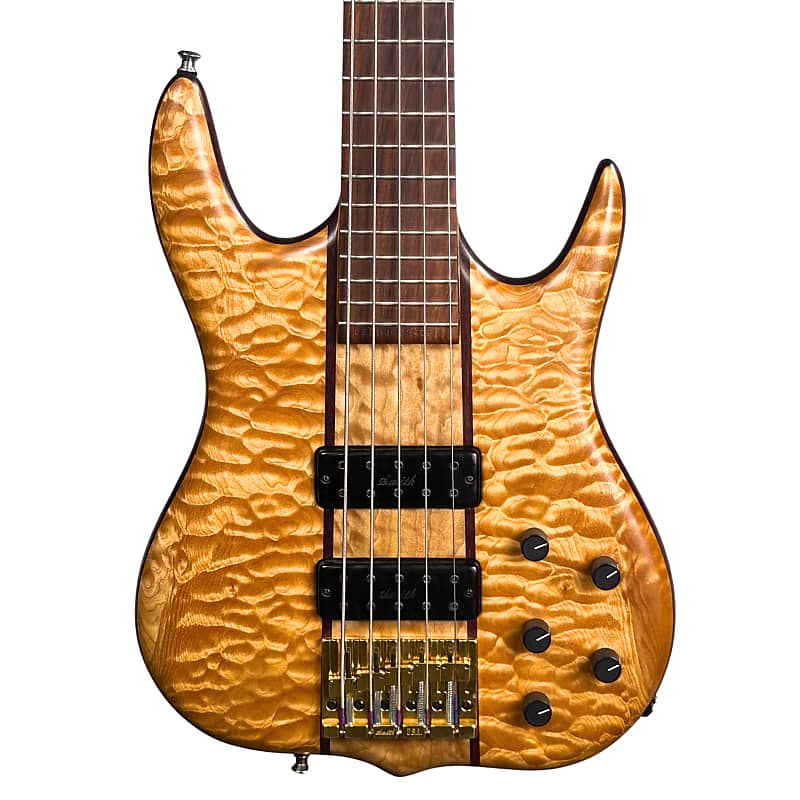 Ken Smith Chuck Rainey CR5M Quilted Maple 5-String Bass 1994 | Reverb