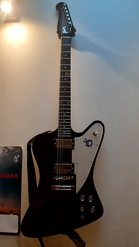 Epiphone Firebird Custom Shop Limited 2009 Ebony Black | Reverb