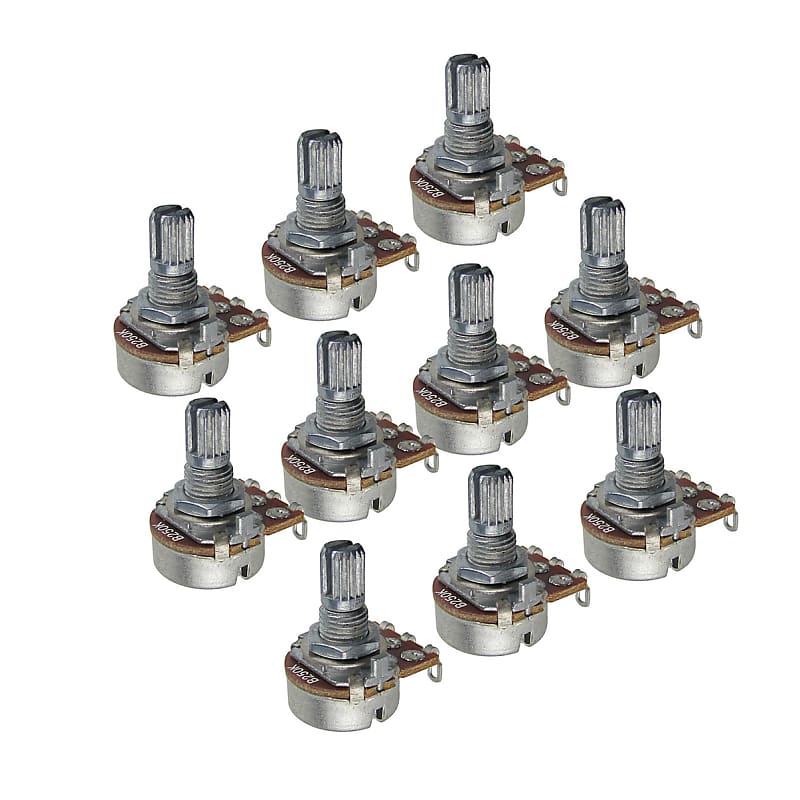 FLEOR 10pcs B250K Pots Electric Guitar Small Potentiometers | Reverb