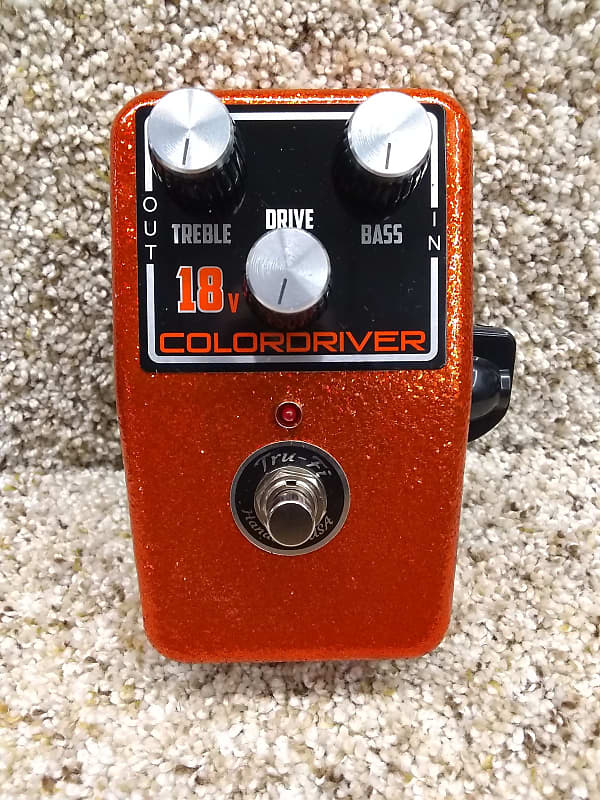 Tru-Fi Colordriver 18V Overdrive Fuzz Guitar Pedal Sparkle | Reverb