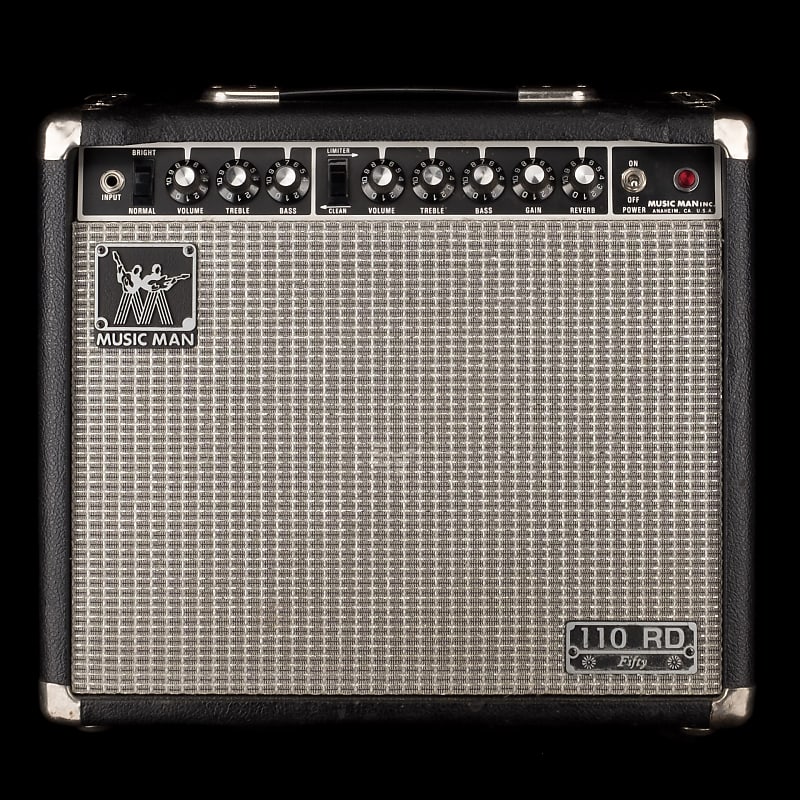 Vintage Music Man 110 RD 50 Guitar Amp Combo With Cover & | Reverb