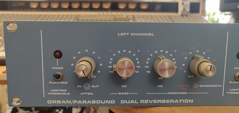 Orban 111B Dual Spring Reverb 70/80s - Sky Blue | Reverb