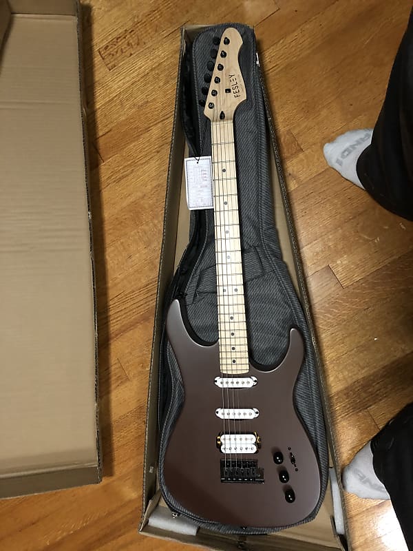 Fesley Electric Guitar 2021-2022 - Morandi Red Matte | Reverb