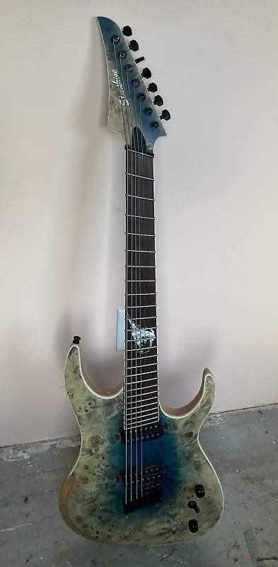 Starshine Fanned fret 7 string 2010-present - Burl eye theme | Reverb