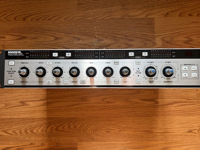 Mackie Quad Comp/Gate Digital Compressor Rack Unit | Reverb