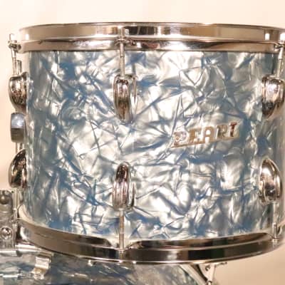 Pearl Super Deluxe 3pc Drum Kit Set 22/16/13" Blue Pearl | Reverb