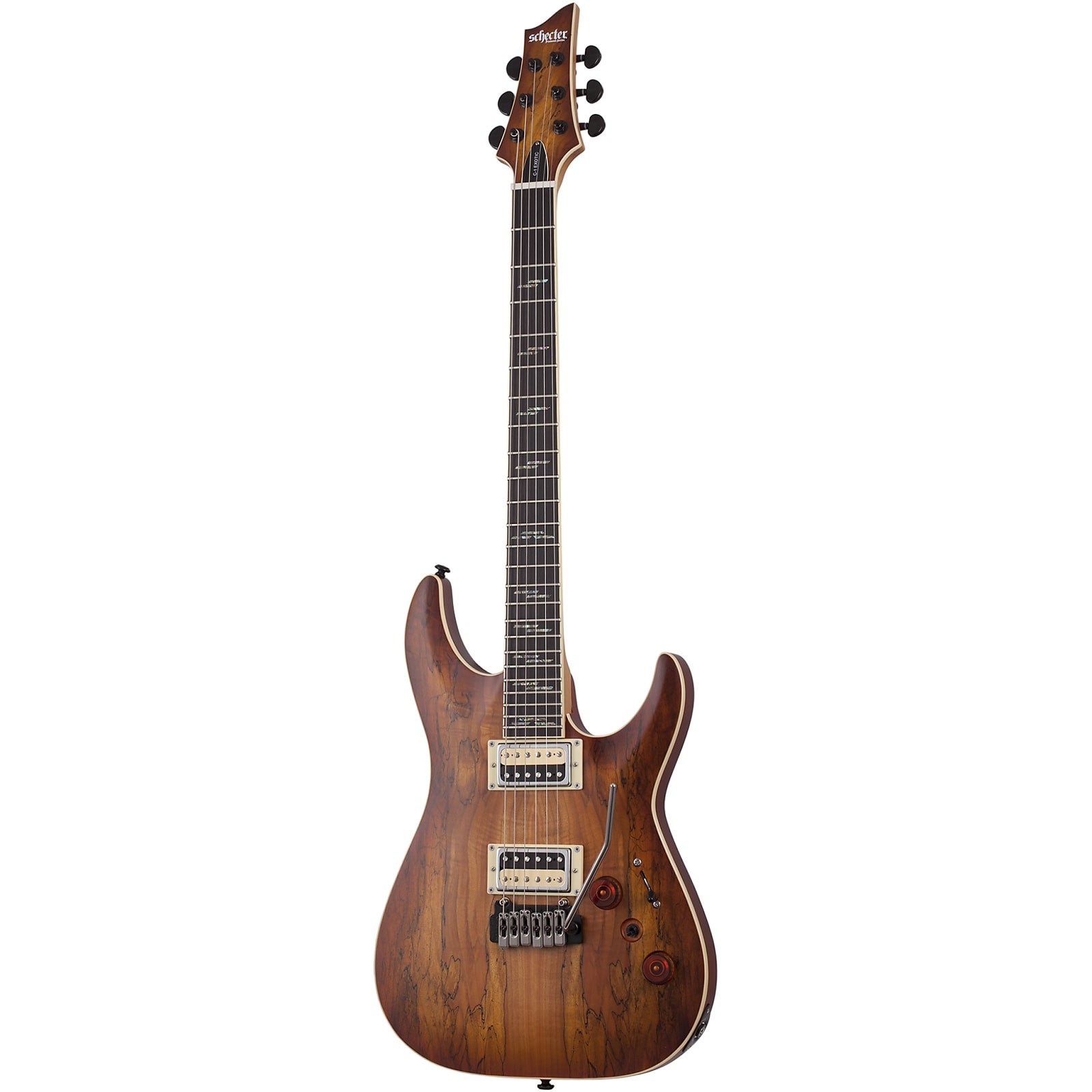 Schecter C-1 Exotic Spalted Maple | Reverb