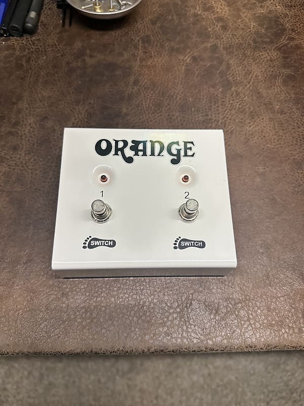 Orange Footswitch 2025 - White | Reverb