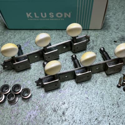 Kluson Kluson®️ Traditional "Three on a Plate single The | Reverb